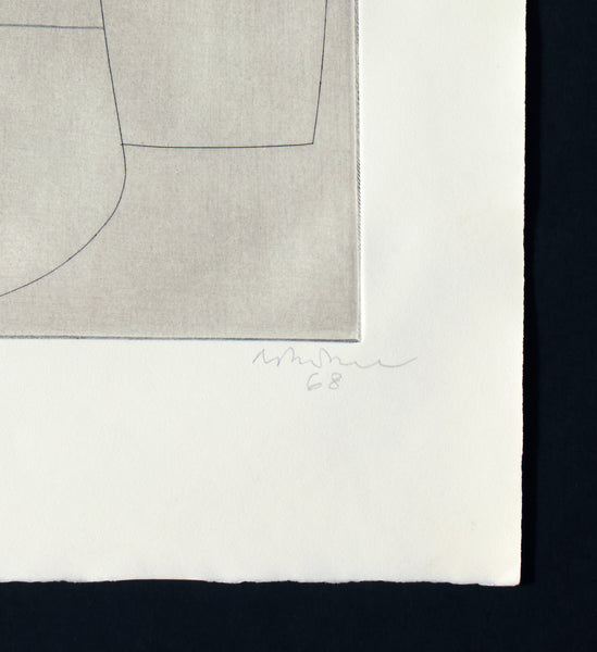 Ben Nicholson Euboea Vertical (1967) Signed Etching from Edition of 50 ...