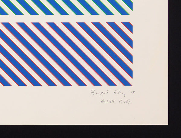 Bridget Riley Untitled from Rothko Portfolio, Signed Print (1973 ...