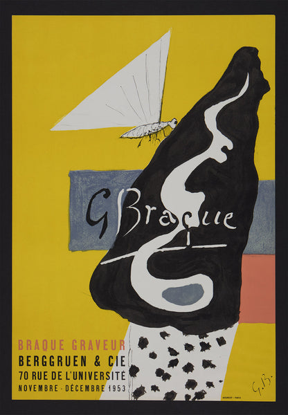 Georges Braque Vintage Poster Braque Gravure, Berggruen & Cie, 1953 ...