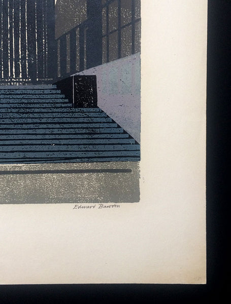 Edward Bawden St Paul's (1966) linocut | ModernPrints.co.uk