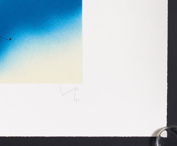 Victor Signed Pasmore Print: Blue Ocean (1992) | ModernPrints.co.uk
