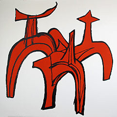 Alexander Calder: Cheval Rouge (Red Horse) (1974) for sale at ...