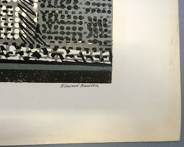 Edward Bawden Tower of London linocut | ModernPrints.co.uk