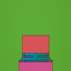 Robyn Denny print: Plate A from Heavenly Suite (1971) – ModernPrints.co.uk